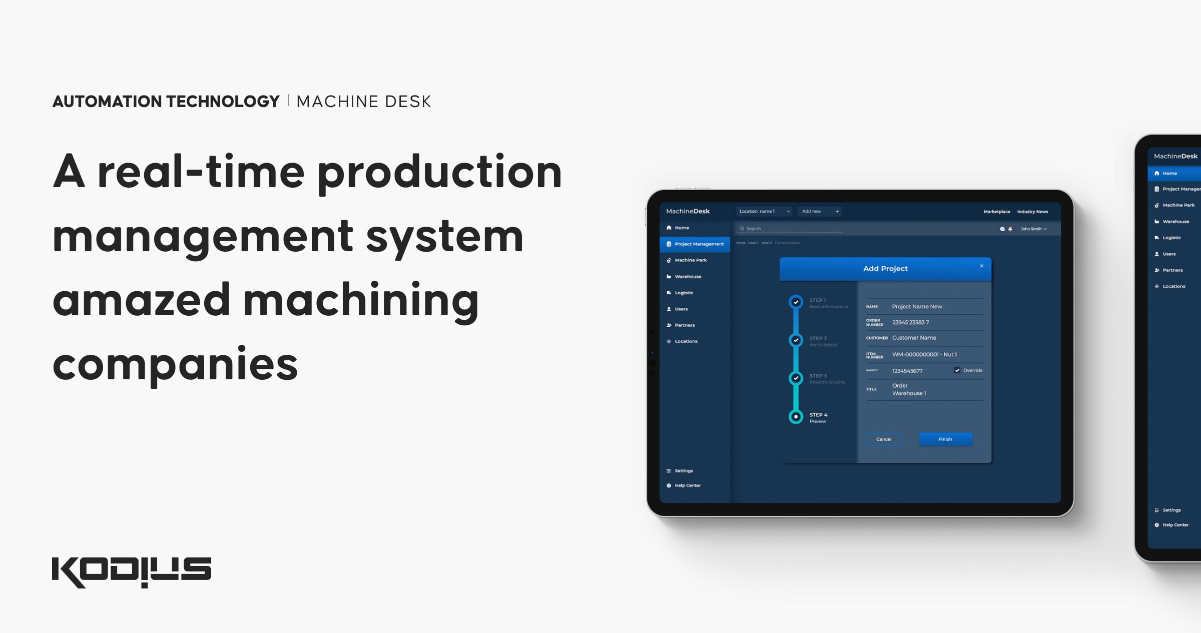 Machine Desk | Kodius